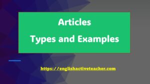 Articles Types and Examples